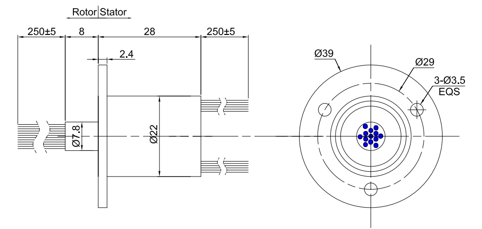 Capsule Slip Ring HM022 - Grand