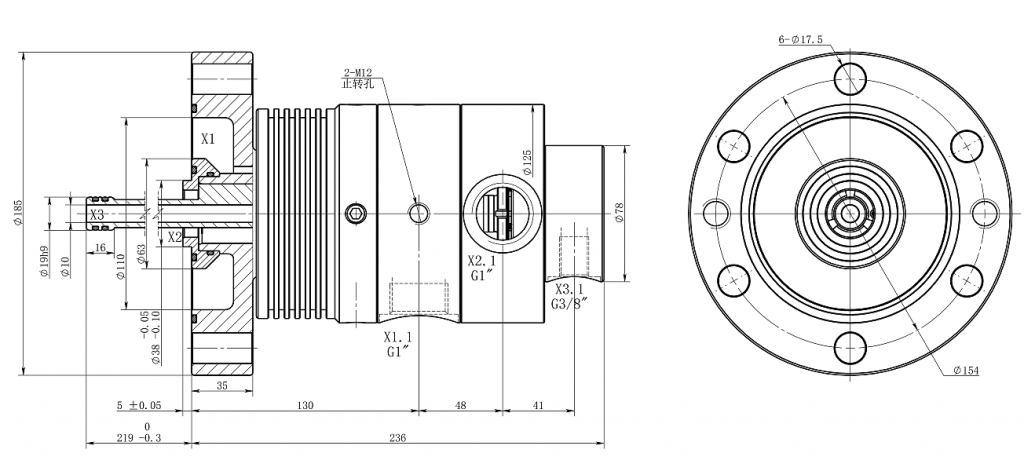 MP Series Pneumatic/Hydraulic Rotary Joints - Grand
