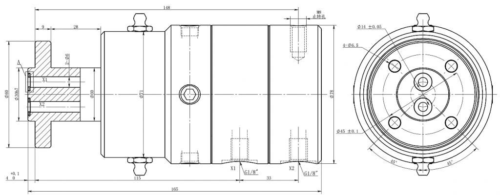 MP Series Pneumatic/Hydraulic Rotary Joints - Grand