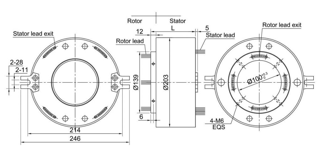 High Temperature Slip Ring NHG100203 - Grand
