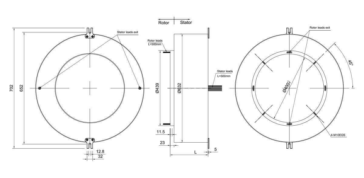 Through Hole Slip Ring HG400632 - Grand