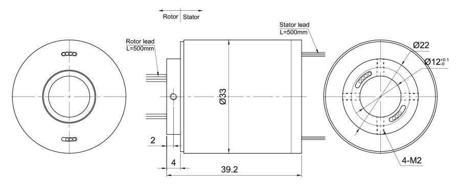 Through Hole Slip Ring HG1233 - Grand
