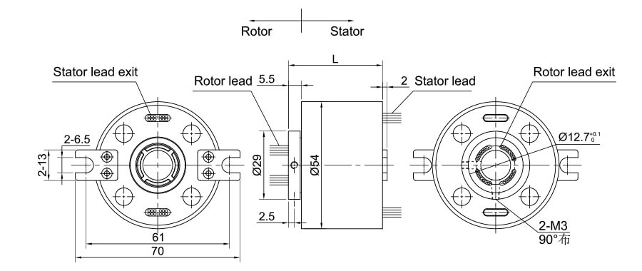 Field Bus Slip Ring HG1254 Series - Grand