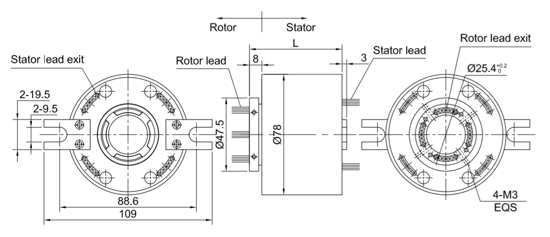 Ethernet Slip Ring EHG2578 Series - Grand