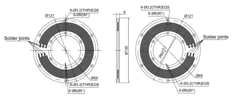 PCB Slip Ring HPC060 Series - Grand