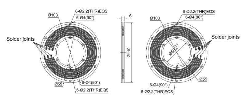 PCB Slip Ring HPC050 Series - Grand