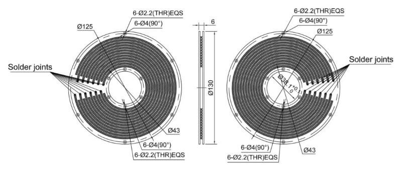 PCB Slip Ring HPC038 Series - Grand