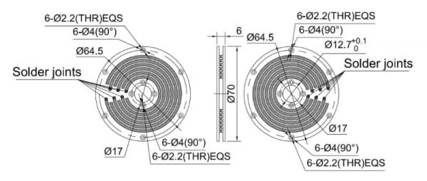 PCB Slip Ring HPC012 Series - Grand