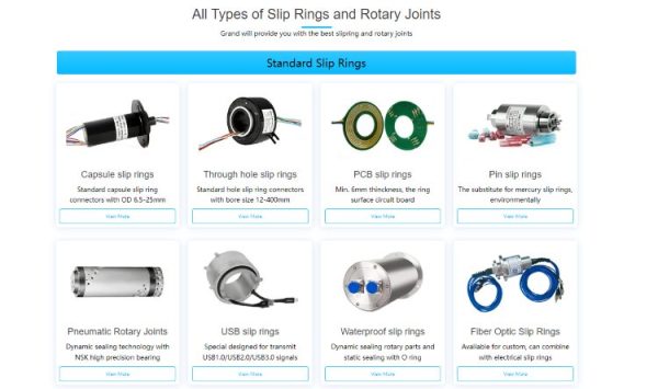 HDMI Slip Rings | 1080P 720P Video Slip Ring - Grand