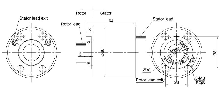 High Temperature Slip Ring NHG2060 - Grand