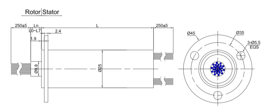 Waterproof Slip Ring FHM025 Series - Grand